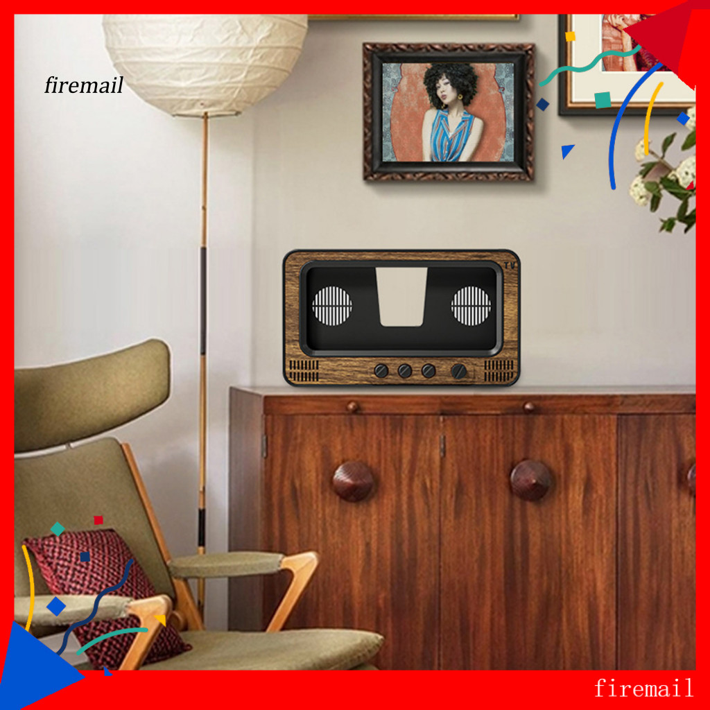 [FM] Cell Phone Stand Vintage Tv Style Mobile Phone Holder Stand Retro ...