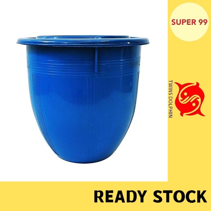 TWINS DOLPHIN (85L / 125L) Giant Pail Water Pail With Cover / Tong Air ...