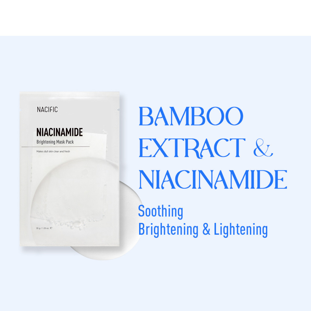 [NACIFIC] Niacinamide Brightening Mask Pack (1pc) | Shopee Malaysia