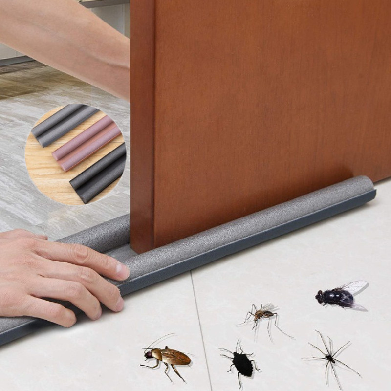 Door Gap Bottom Sealing Strip Dust Sound Wind Proof Insect Door Stopper ...