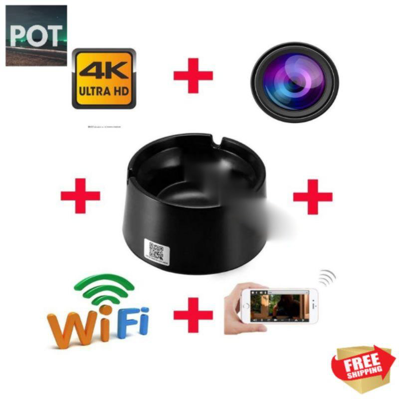 WiFi Home Cam 4K Portable Kamera + HD Night Vision Cam CCTV 2 in 1 ...