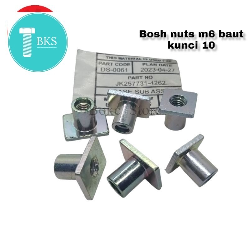Bos NUTS COVER BODY Nut Boss Box BOSING Nut M6 Bolt 10 ORIGINAL HONDA ...