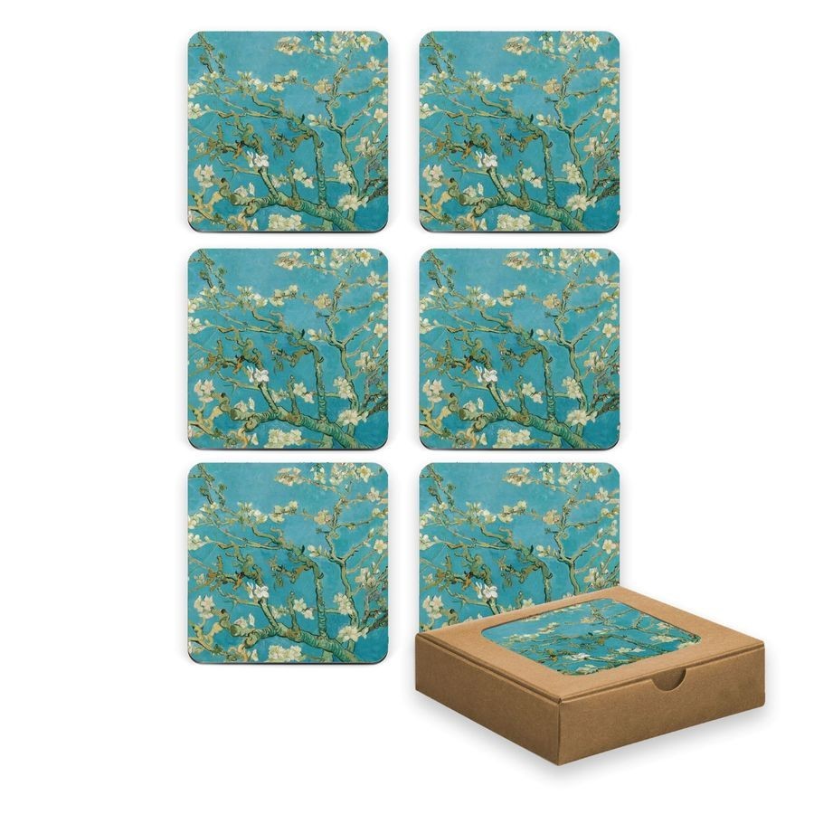 Netherlands MTDay Artist Series Coaster Set/Van Gogh/Blooming Apricot ...
