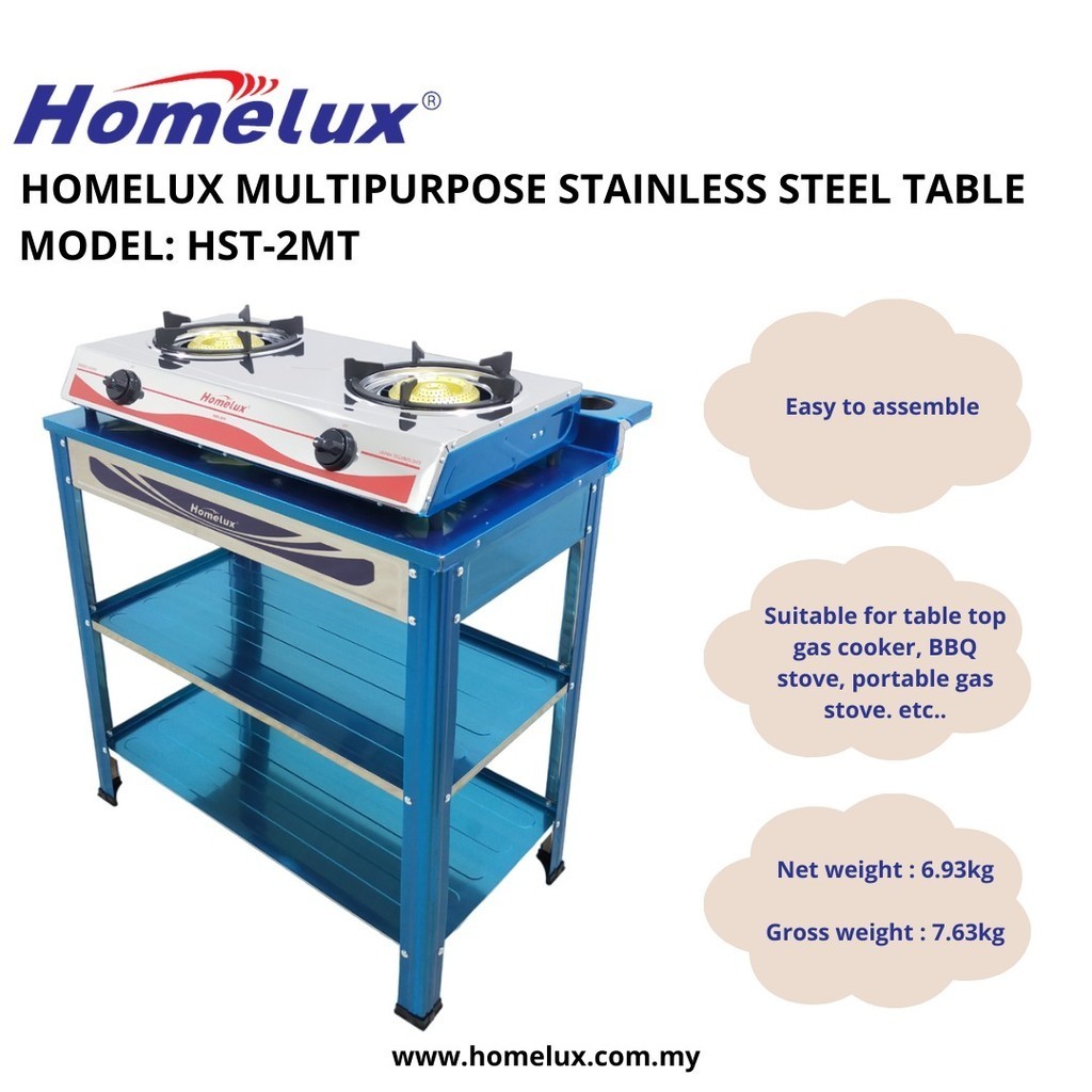 HOMELUX HST-2MT High Quality Stainless Steel Multipurpose Gas Stove ...
