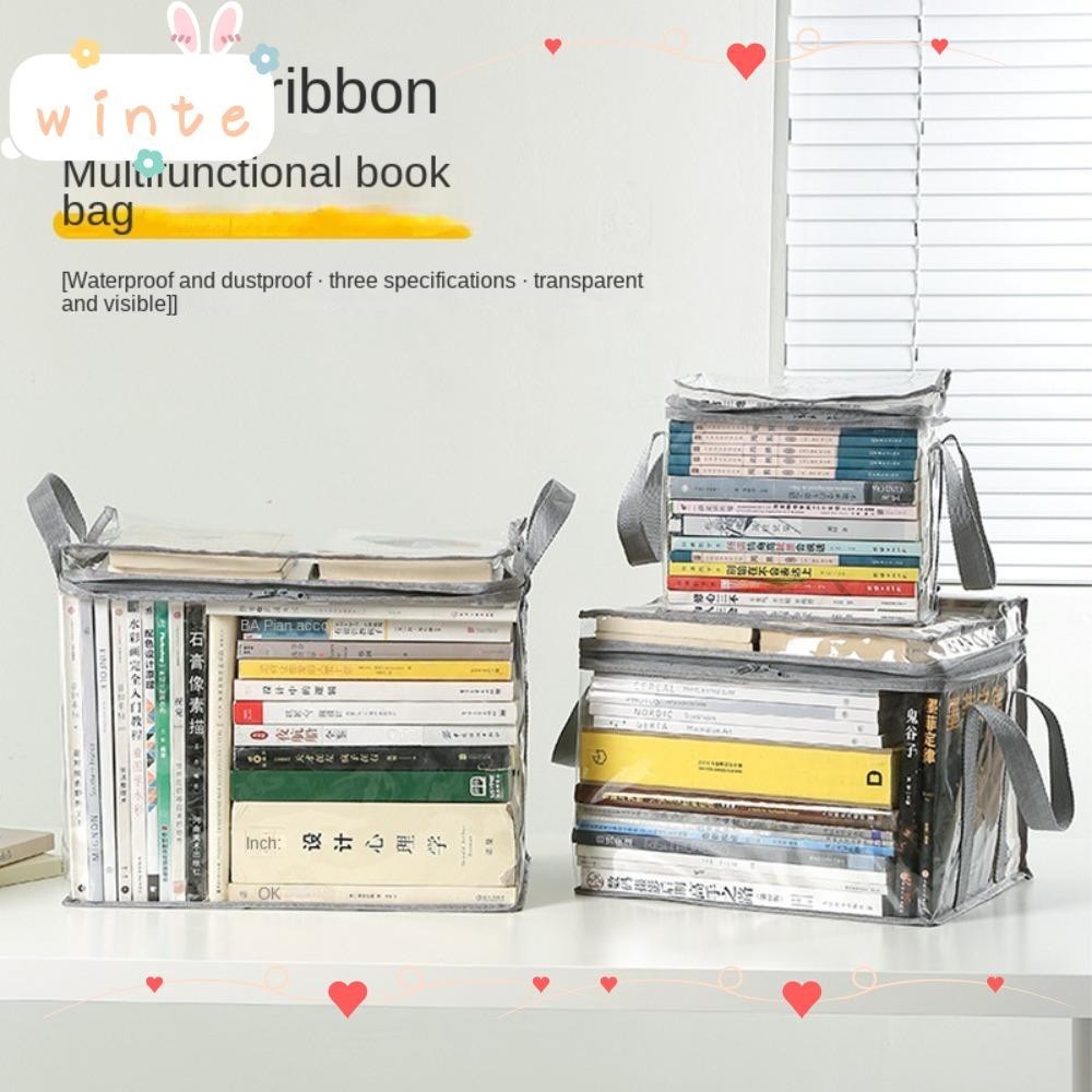 WINTE Comic Book Storage Bag, Zipper Transparent Collapsible Pouch ...