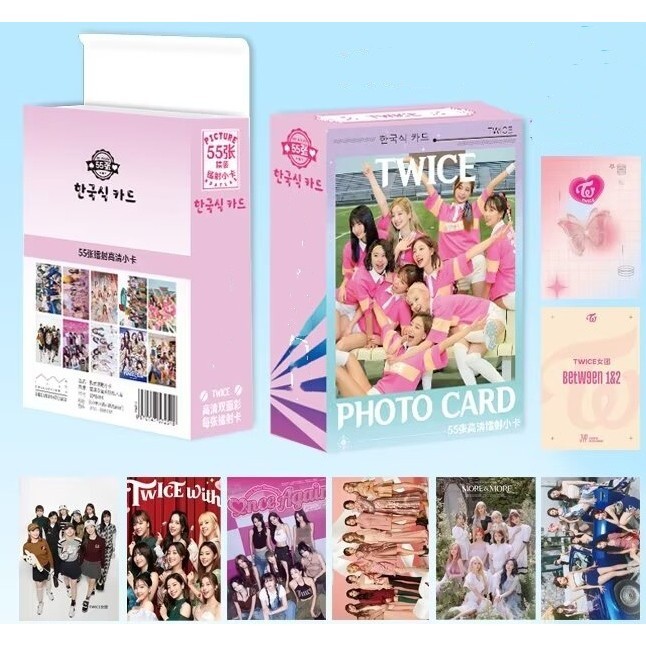 50-55pcs MISAMO TWICE Photocards Laser Hologram Lomo Cards Nayeon Jeongyeon Momo Sana Jihyo Mina ...