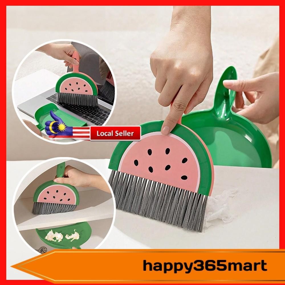 Mini Watermelon Shape Design Dustpan With Broom Brush Cleaning Indoor ...