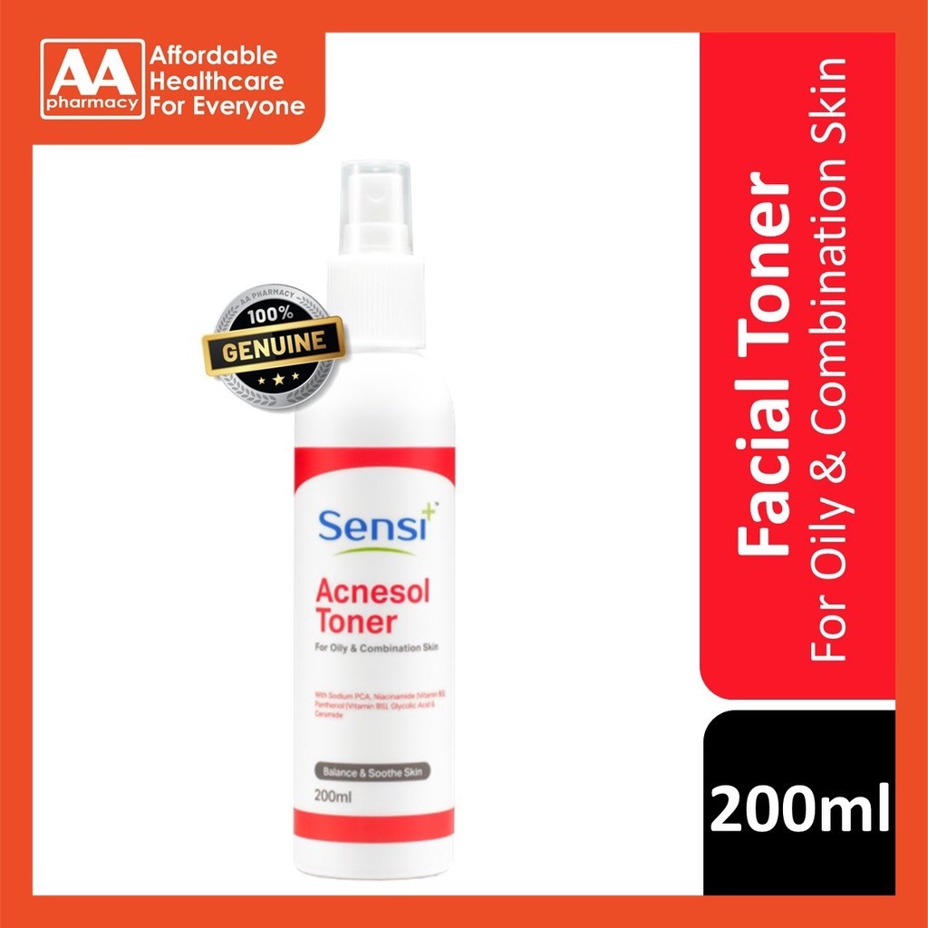 Sensi+ Acnesol Toner 200ml | Shopee Malaysia