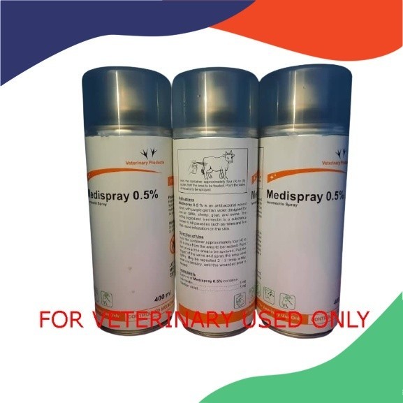 Medispray untuk haiwan yang Luka menanah,kudis,kurap sohock dan ...