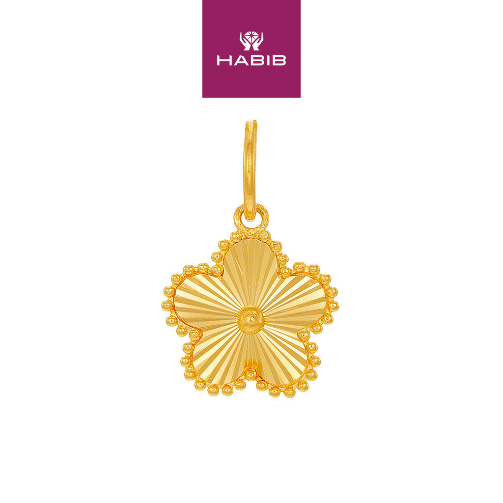 HABIB 916/22K Yellow Gold Pendant FP0020224 | Shopee Malaysia