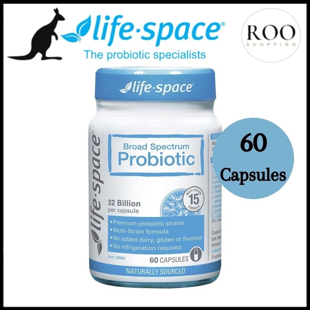 Life Space Broad Spectrum Probiotic 60 Capsules 成人广谱益生菌 | Shopee Malaysia