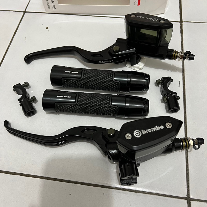 Hlm- Master Brake Left Right oval Tube+Handgrip barracuda Nmax Xmax ...