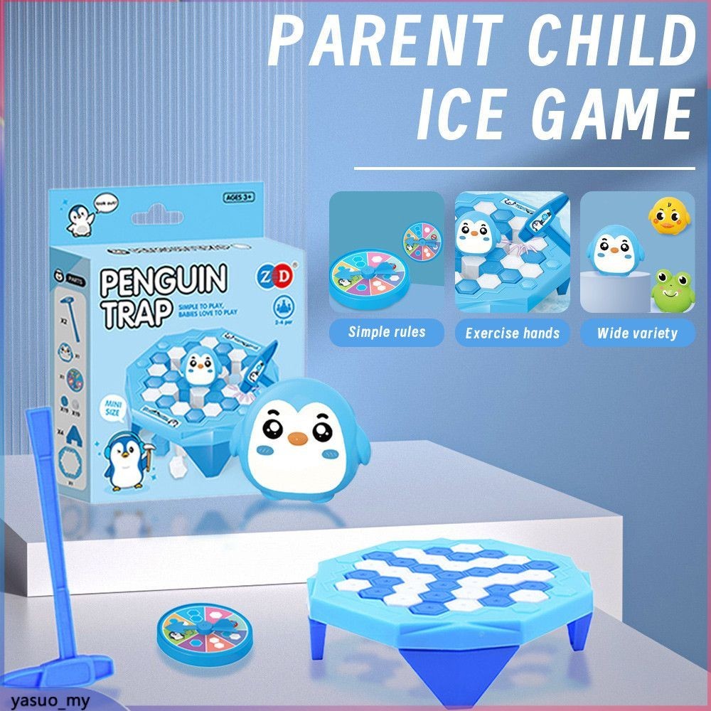 Penguin Ice Breaking Save Puzzle Design Table Games Penguin Trap Funny ... Penguin Ice Breaking Save Puzzle Design Table Games Penguin Trap Funny ...