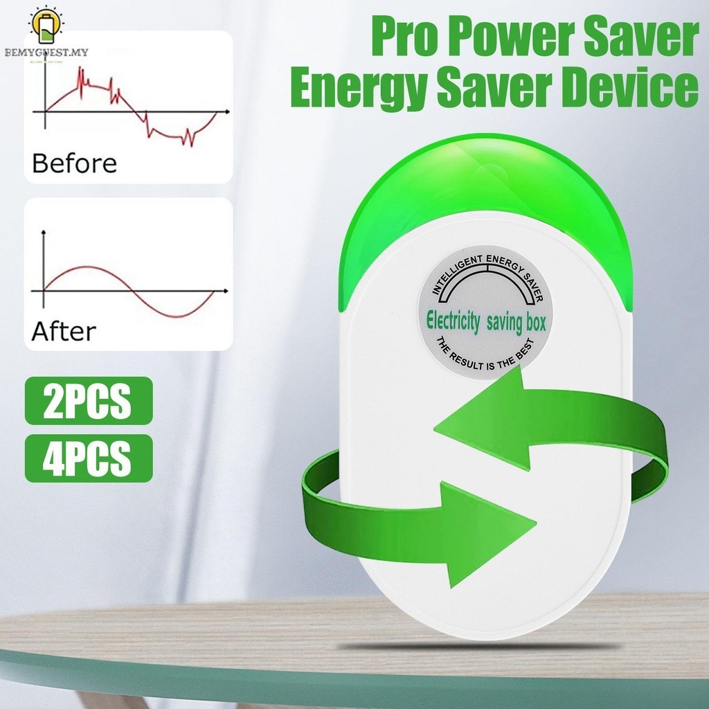 2/4Pcs Power Saver 90V-250V Electric Energy Saver US Standard 20-50% ...