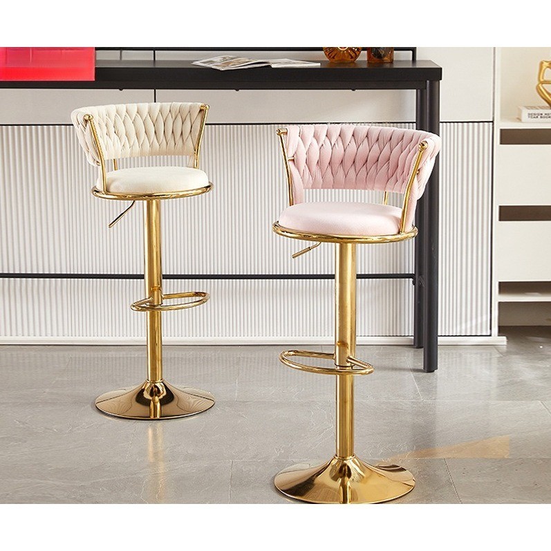 Rotating bar stool simple leisure bar stool lifting rotating chair high ...