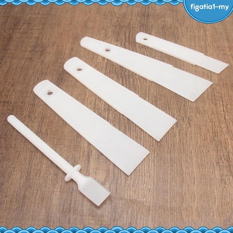 [figatia1] 5x Glue Spreaders Leather Craft Scrapers Multifunction Glue ...