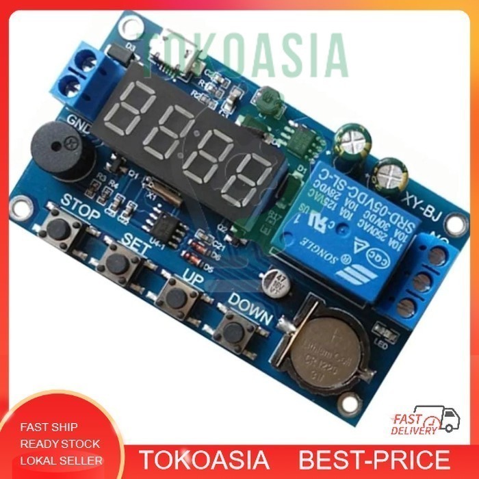 XY-BJ Digital Timer Relay Real Time RTC 24 Jam 5 Programmable Timer 5V | Shopee Malaysia