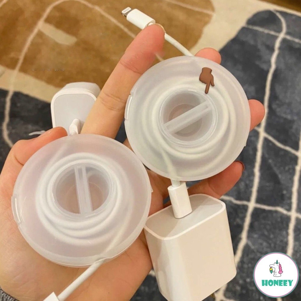 Rotating Cable Winder Organizer Retractable Management Cord Retractor ...