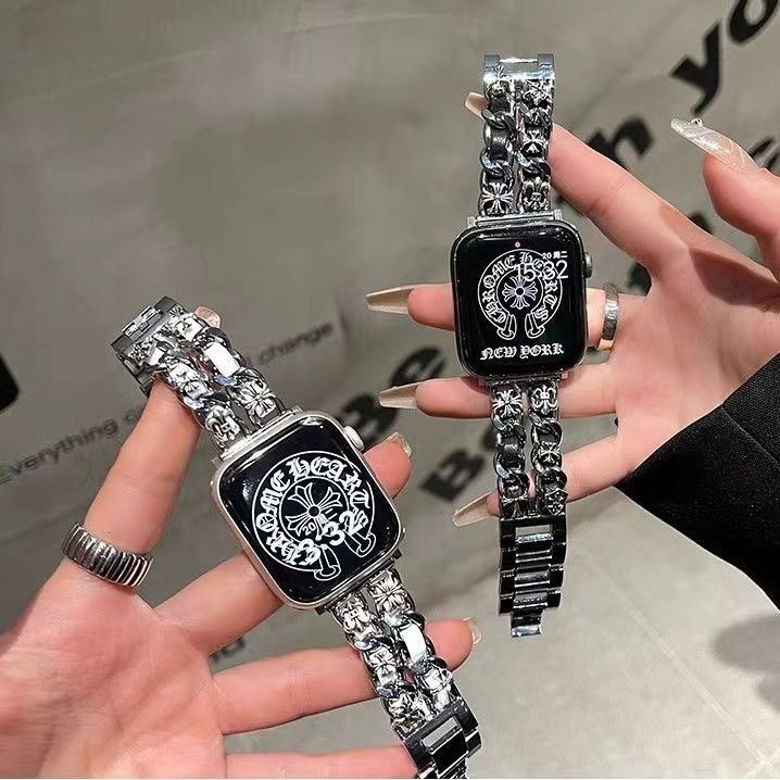 Watch Strap/Fashionable Popular Alloy Material with PU Style Strap ...