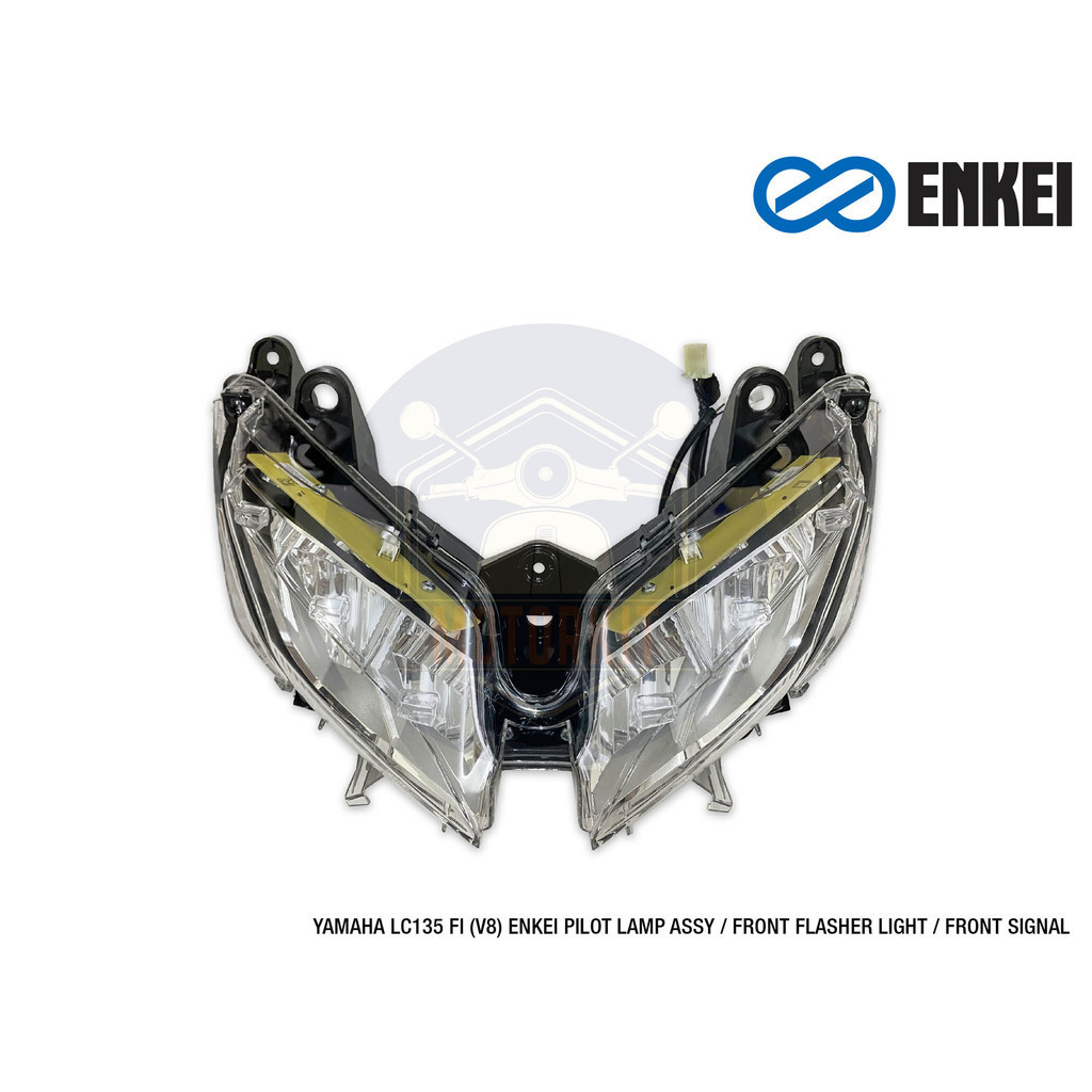 YAMAHA LC135 FI V8 135LC ENKEI PILOT LAMP ASSY FRONT FLASHER LIGHT FRONT SIGNAL DEPAN | Shopee ...