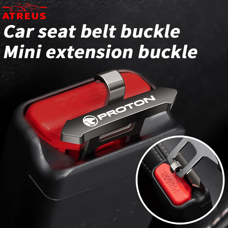 1/2Pcs Proton Car Seat Belt Dual Use Extension Buckle Car Mini Safety ...