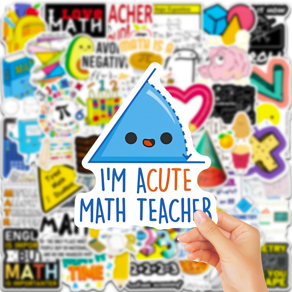 Mathematics MATH School formula Stickers Reusable Car Back Skirt ...