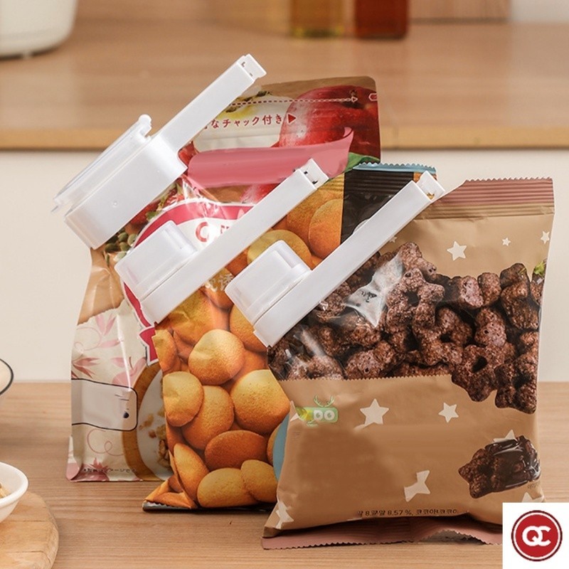 QC Food Storage Sealing Clip with Pour Spouts Chip Bag Clips Plastic ...