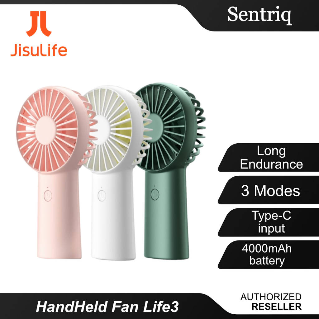 JisuLife HandHeld Fan Life3 (Original) 1 Year Warranty | Shopee Malaysia