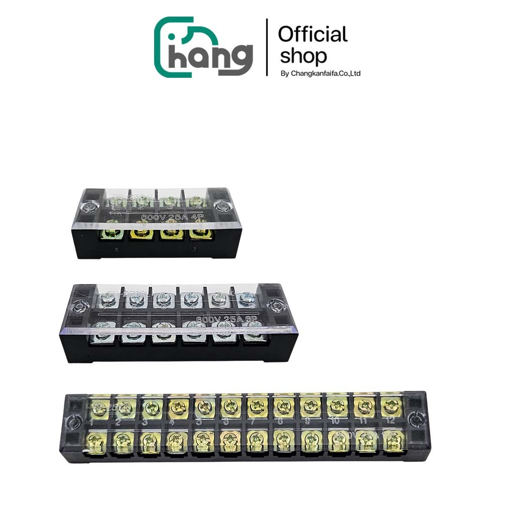 Terminal Block 4-Channel 6-Channel 12-Channel 600V 25A TB-2504 2506 ...