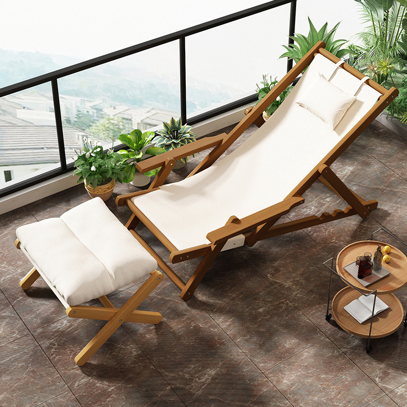 Recliner Folding Nap Chair Lazy Balcony Home Camping Beach Chair ...