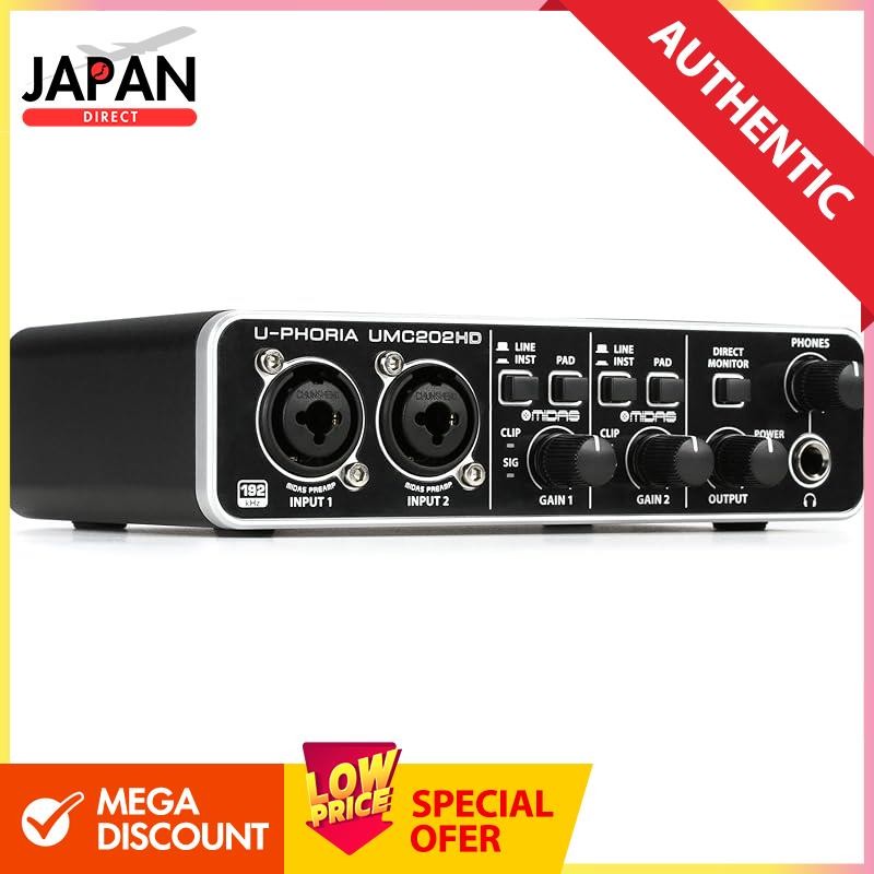 Behringer Behringer 2-input 2-output USB audio interface UMC202HD U ...