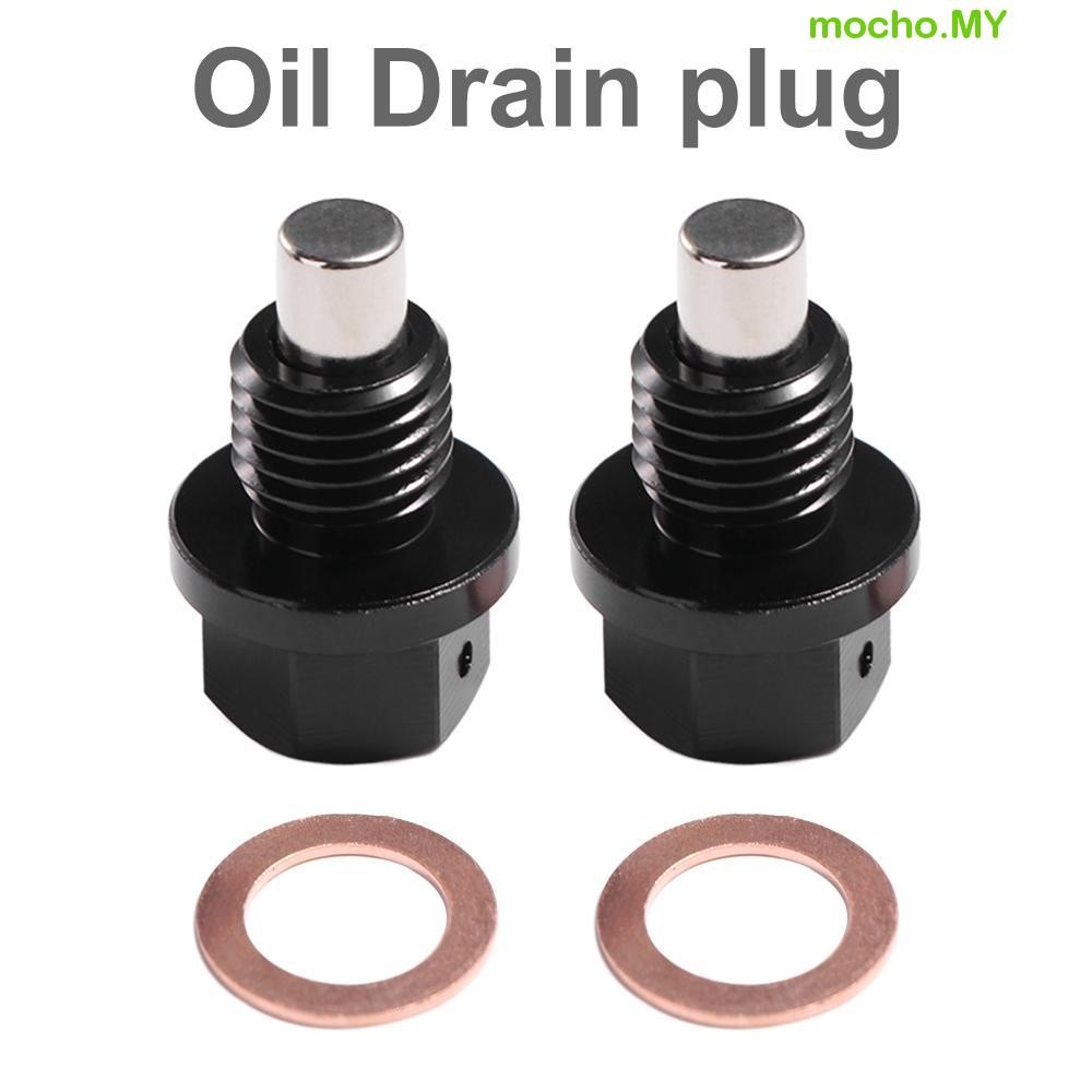 MOCHO Magnetic Oil Drain Plugs, Aluminum Engine Engine Drain Nut Bolt ...