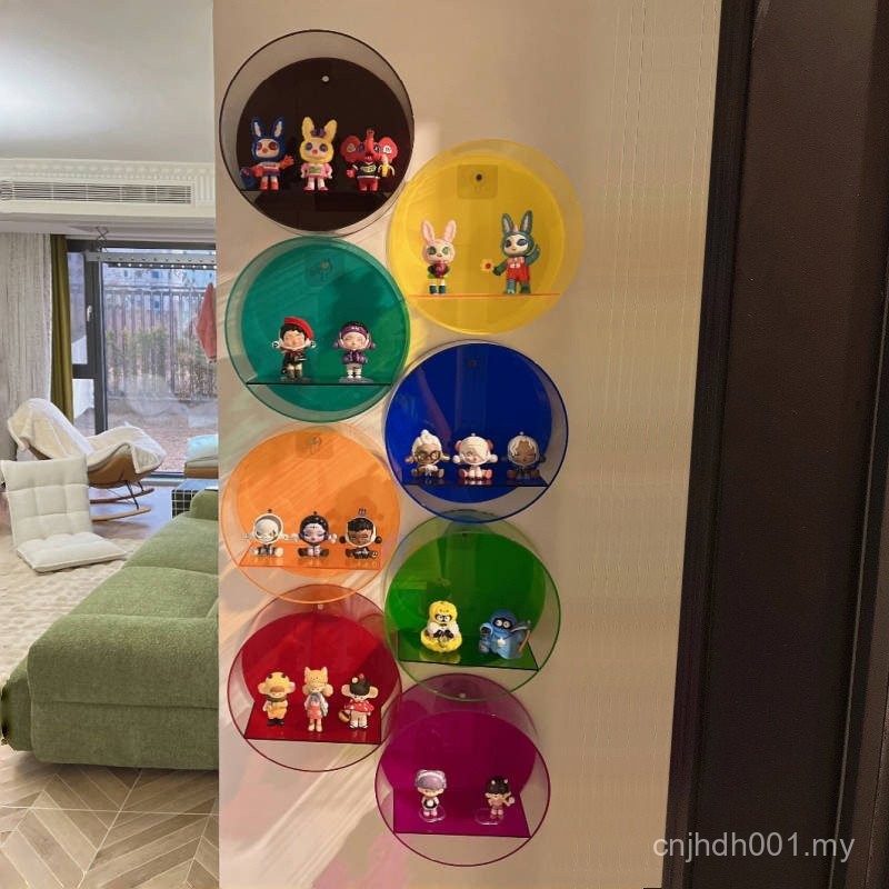 Shopee Official Acrylic Transparent Round Mystery Box Storage Display ...