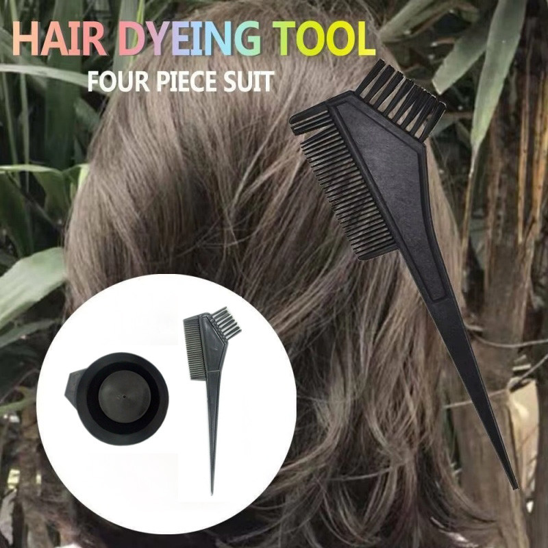 New Hair Dyeing Kit Hair Color Dye Bowl Stirring Brush for Hair ...