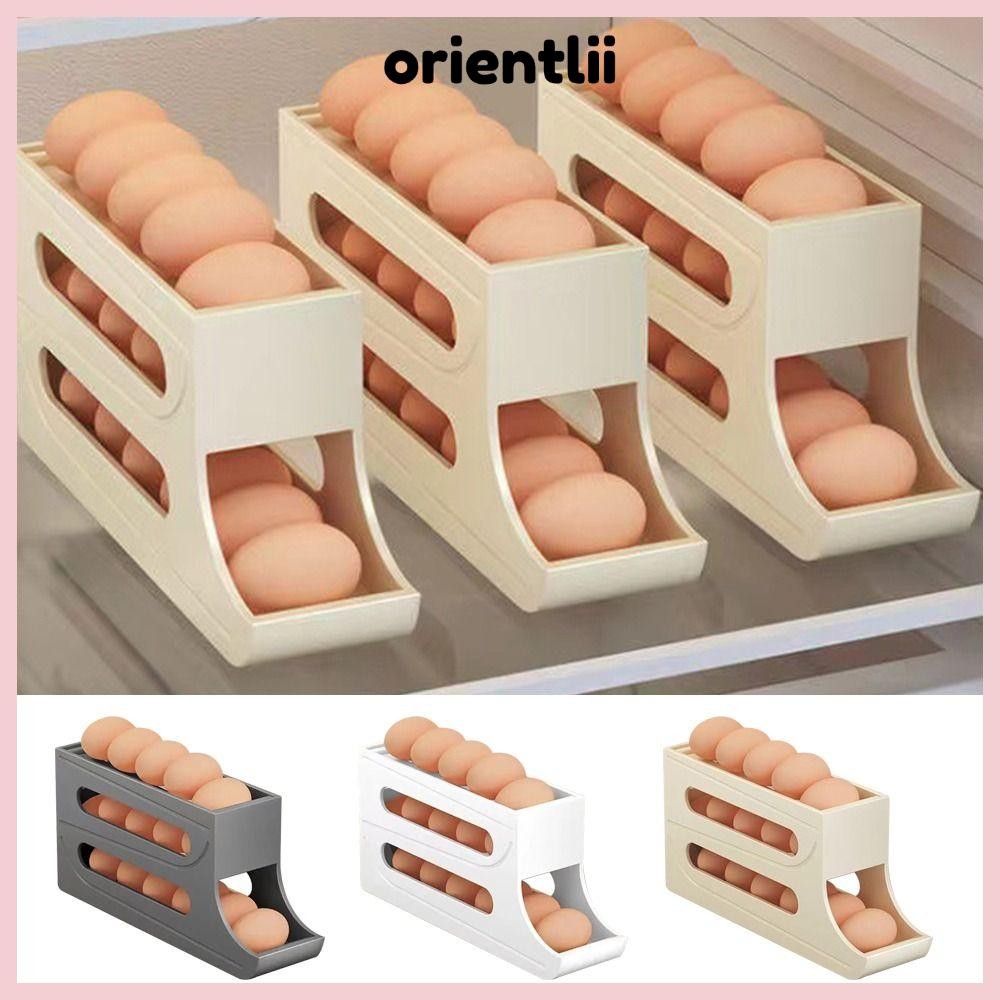 ORIENTLIIY Automatic Egg Roller, Plastic Large Capacity Egg Roller Rack ...