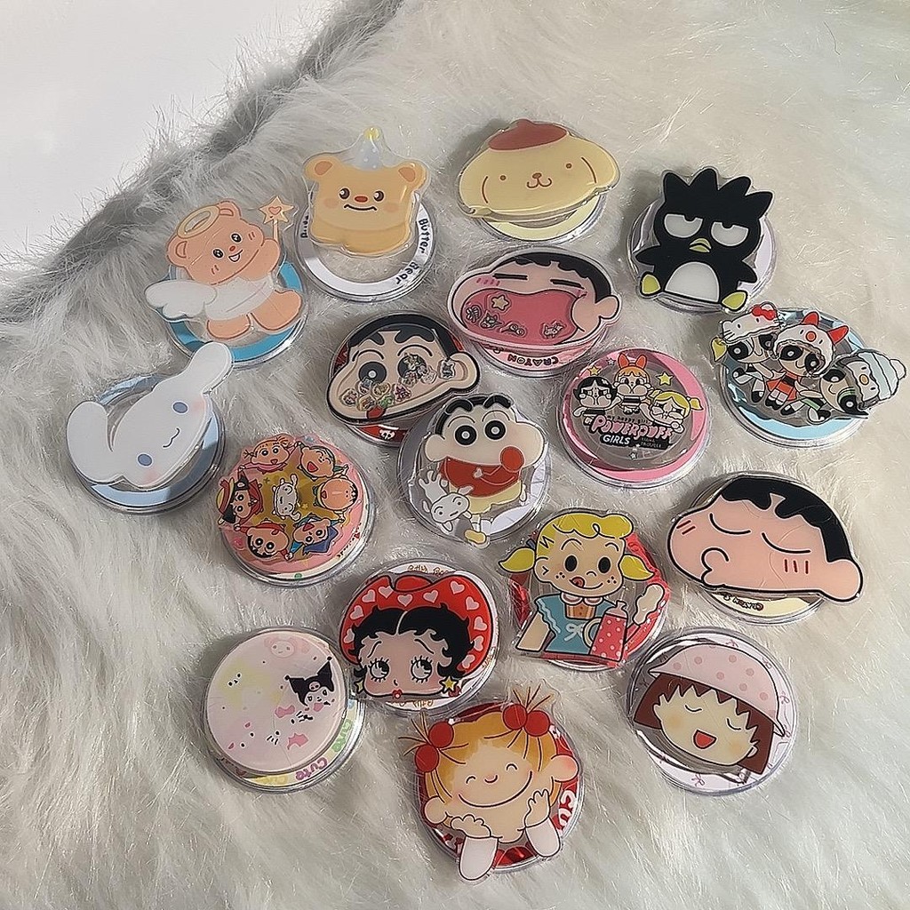 Betty Boop Crayon Shin-chan Miffy Rabbit Couple Stand Mobile Magnetic ...