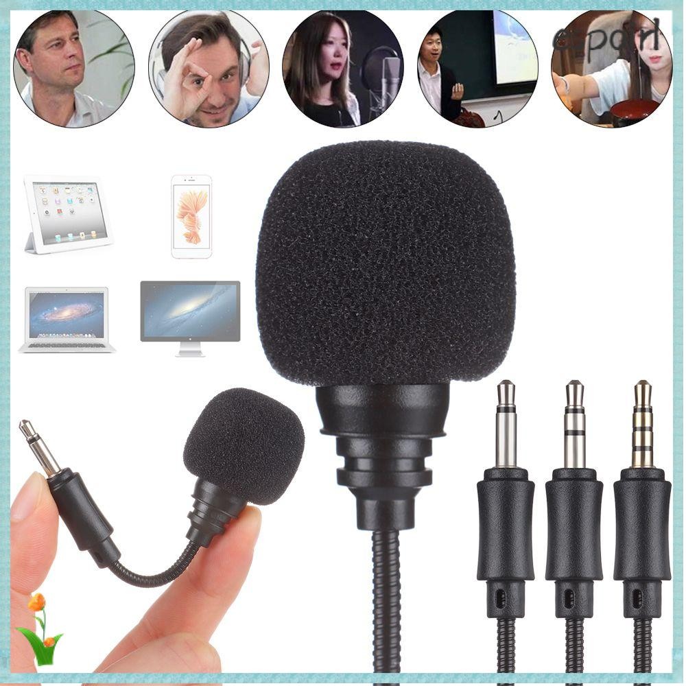 ESPOIR Mini Jack Microphone 3.5 mm Noise Cancelling Mobile Phone Studio ...