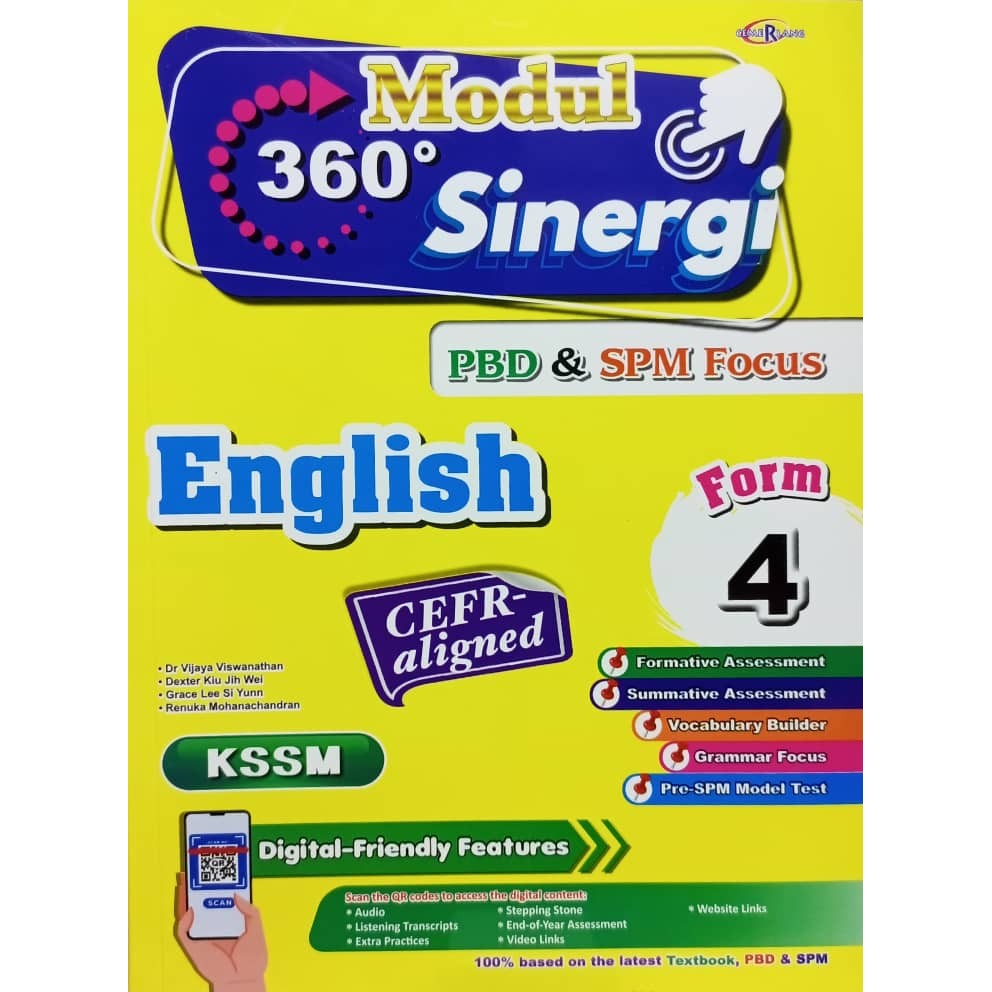 MODUL 360 SINERGI ENGLISH FORM 4 (CEMERLANG) 2025 | Shopee Malaysia