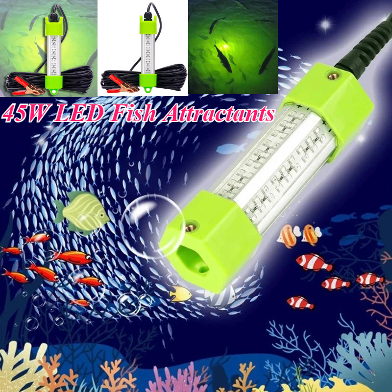 Professional 45W DC12V High Power LED Fishing Light Underwater Night ...