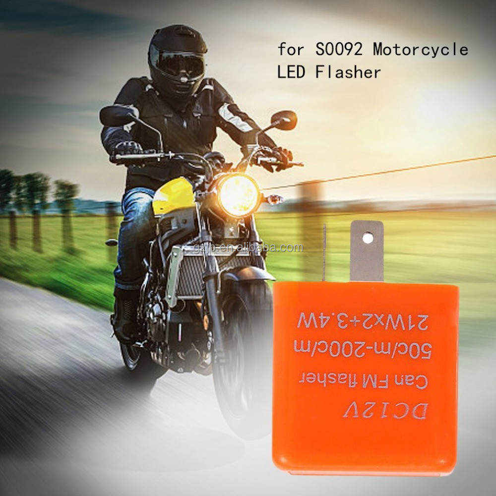 Flasher 12V Adjustable Turn Signal Frequency Motorcycle Electric ...