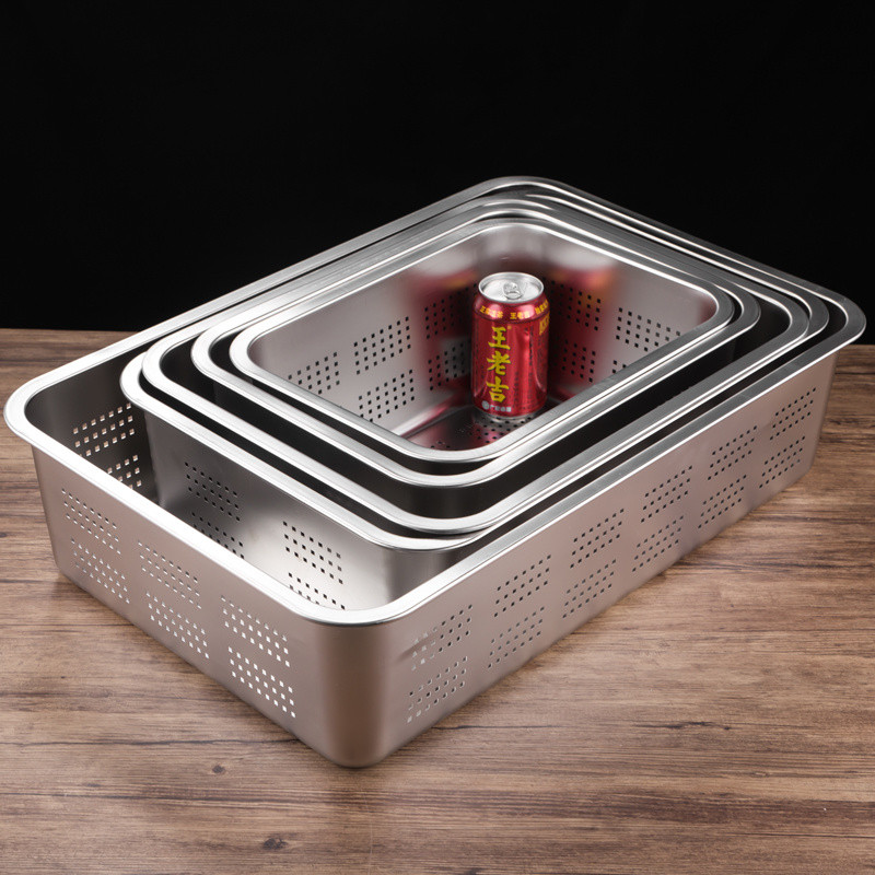 Filter Basin Plate Rectangular Square Basin Vegetable Washing Basin ...