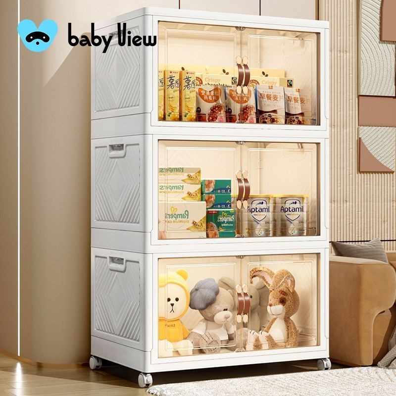 Multi-Layer Storage Cabinet Foldable Storage Box Installation-Free ...