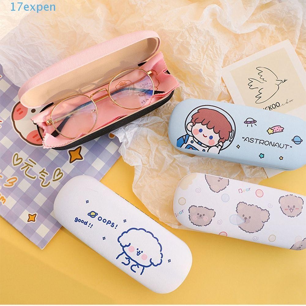 EXPEN Cute Spectacle Case Student Eyeglass Hard Box Glasses Box Women ...
