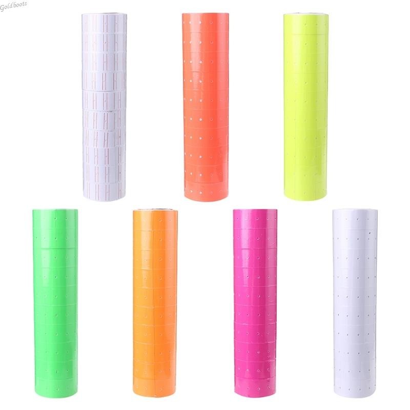 GB 10 Label Price Tag Rolls for Pricing MX5500 Red Green White for w ...