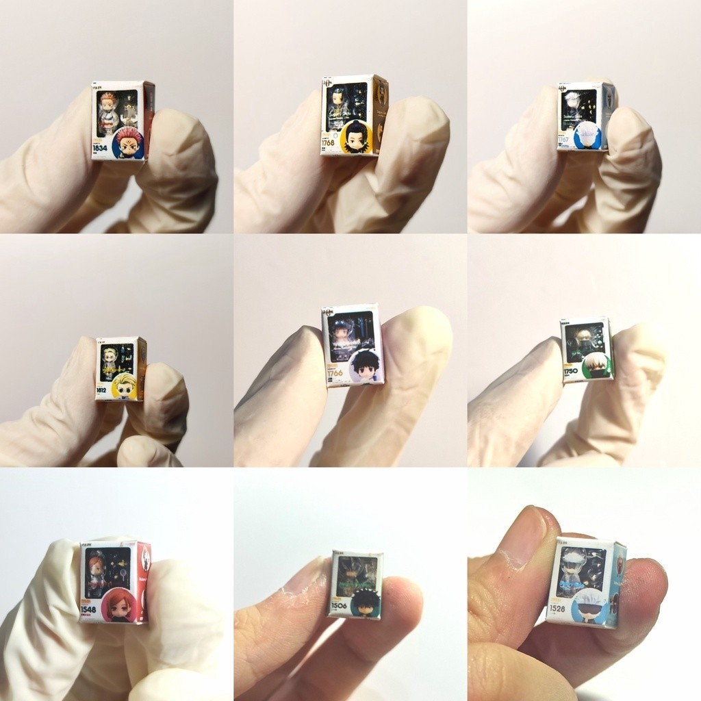 Miniature Magnetic Box Nendoroid 1/12 Jujutsu Kaisen Gojo Yuji Megumi ...