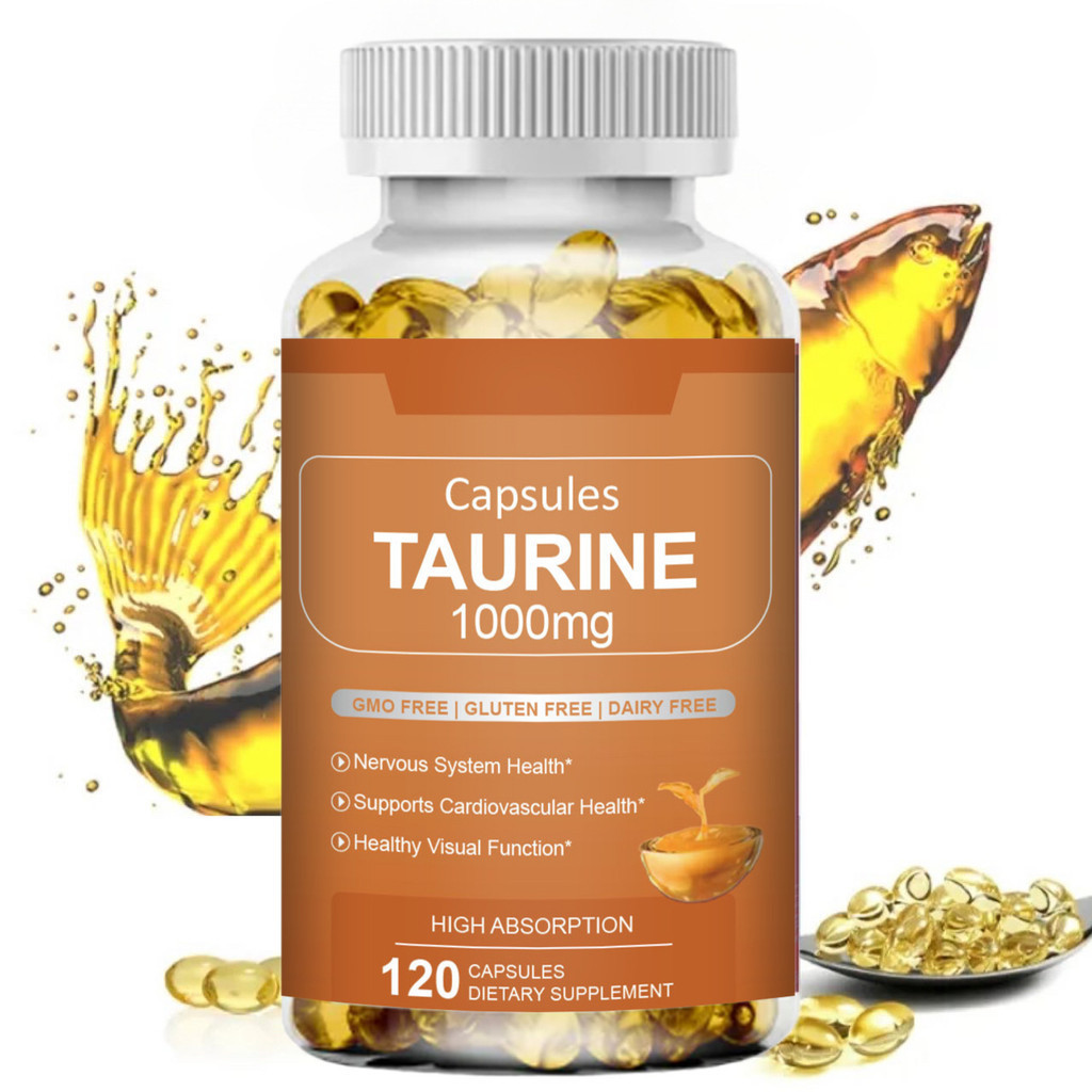 Taurine 1000mg Antioxidant Amino Acid Supplement for Eye,Brain&Nervous ...