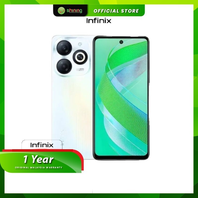 Infinix Smart 8 Pro (X6525B)(4GB 128GB)(Galaxy White) | Shopee Malaysia