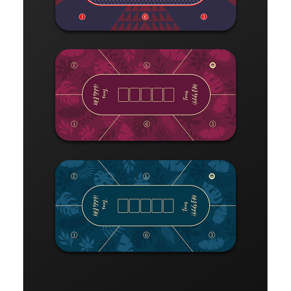 Texas Poker Chip Special Game Table Mat Chess and Card Mahjong Lock ...