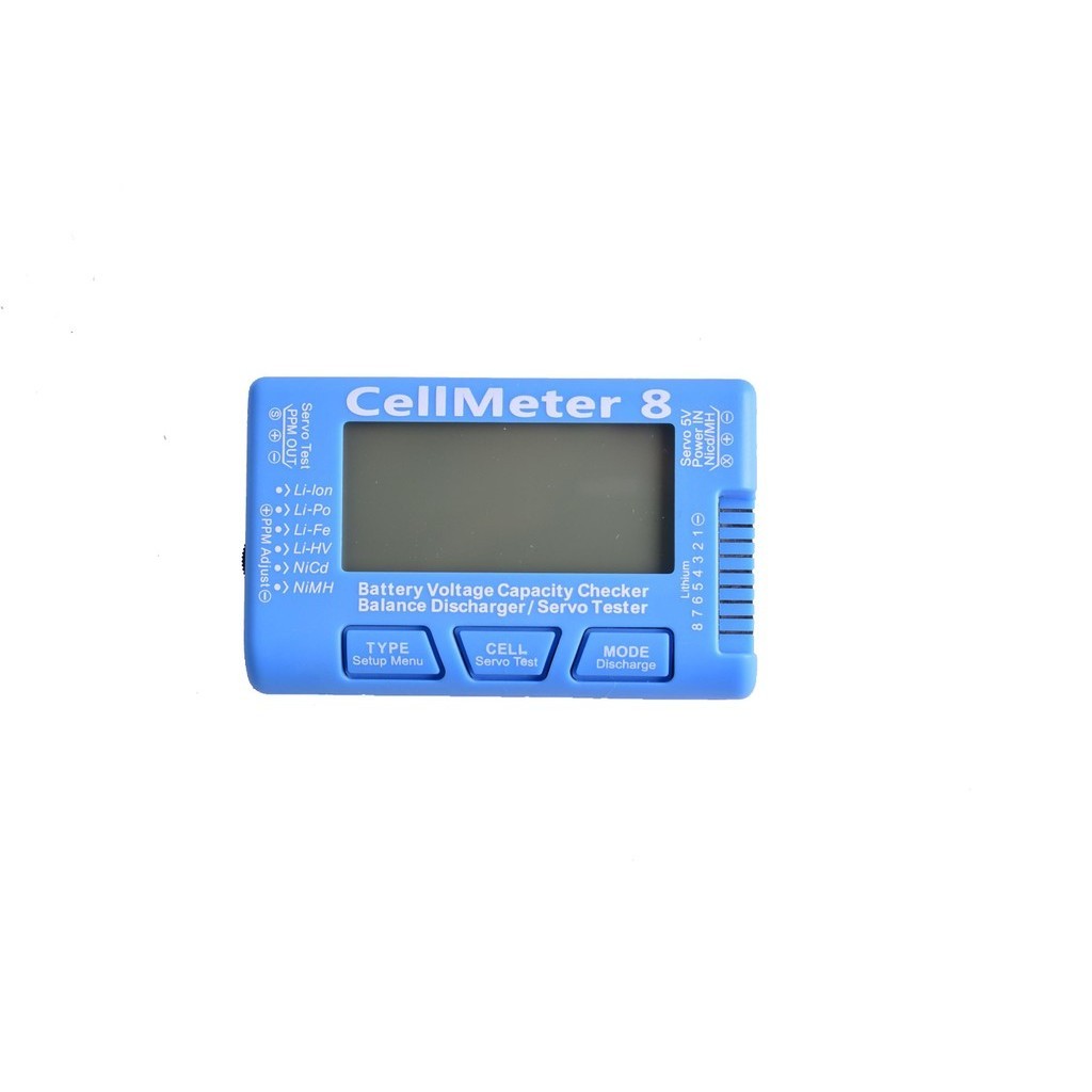 Cellmeter 8 Version 2 Battery Voltage Capacity Checker Servo Tester for ...