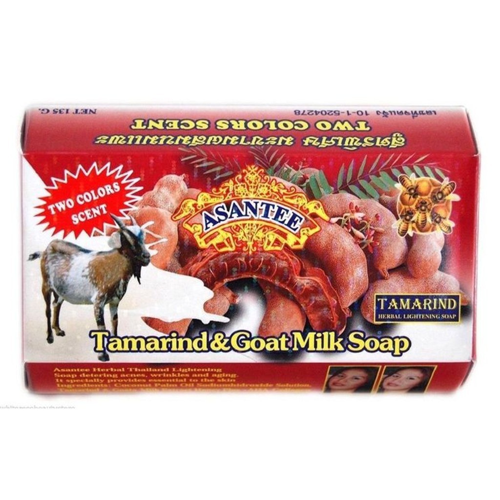 ASANTEE Tamarind & Goat Milk Herbal Soap 125g | Shopee Malaysia